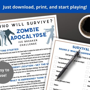 Team Building Game - Zombie Apocalypse Ice Breaker, Office Ice Breaker ...