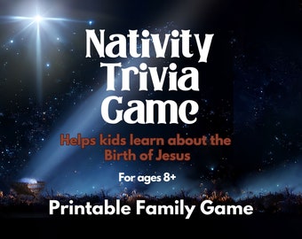 Christmas Bible Trivia Bible Trivia Christmas Trivia Game - Etsy
