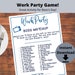 Work Party Game Boss Match up - Office Party Printable, Boss's Day ...