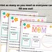 All About My Mom Kid Questionnaire, Mother's Day Keepsake, Mothers Day ...