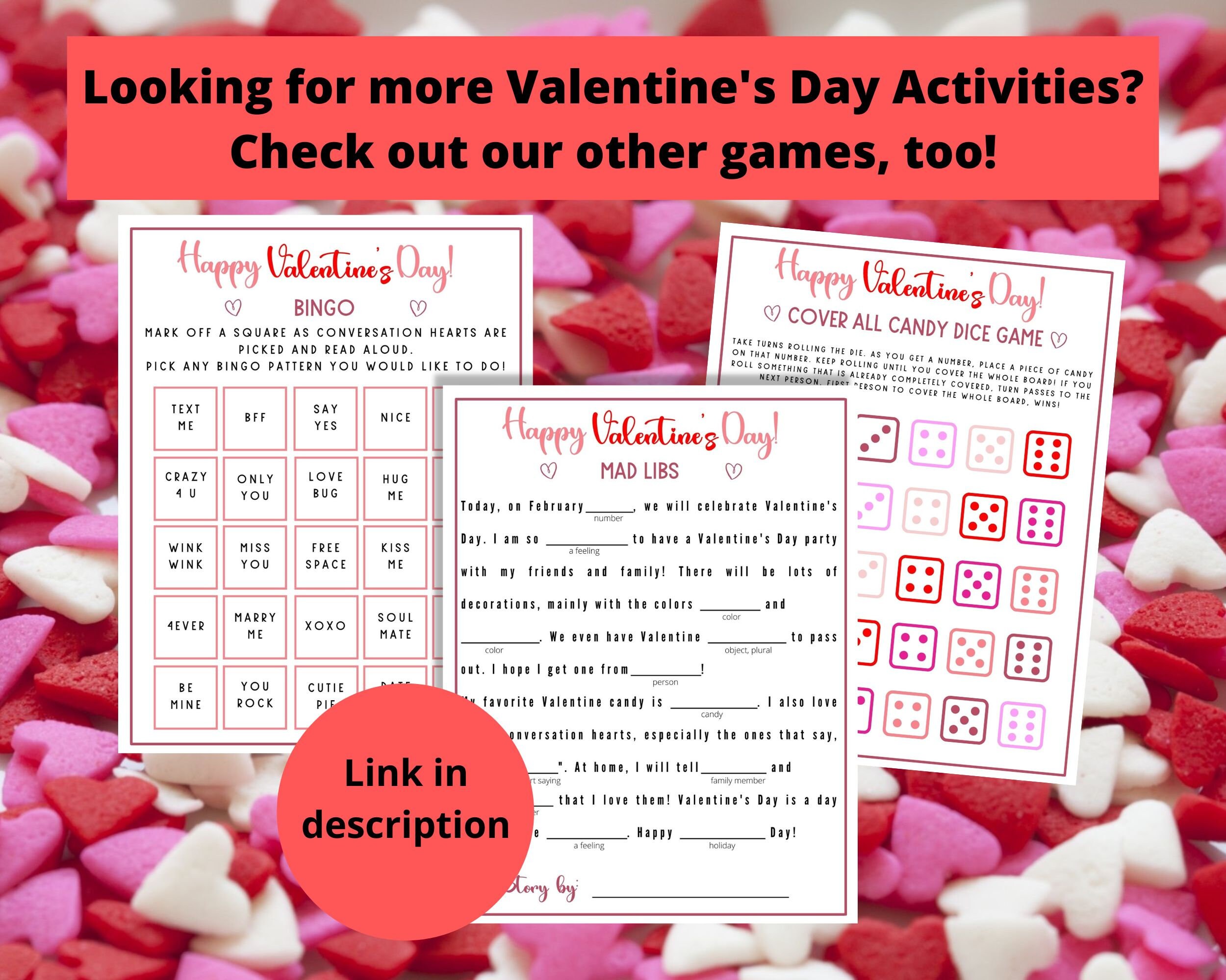 Valentine Trivia Game - Valentines Trivia, Valentine Party Game ...
