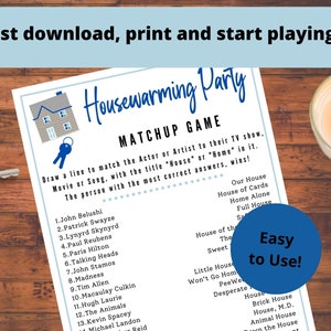 Housewarming Party Game - Happy Housewarming Game, New Home Get ...