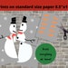 Pin the Carrot Nose on the Snowman Game - Printable Children's ...