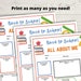 All About Me Back to School Worksheet - Children's Get to Know You Game ...