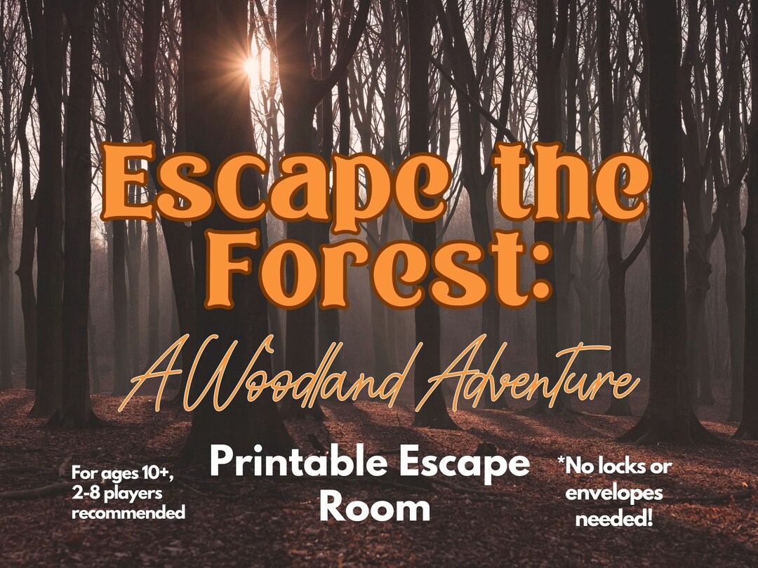 Camping Themed Escape Room - Outdoors Escape Room, Escape Room for ...