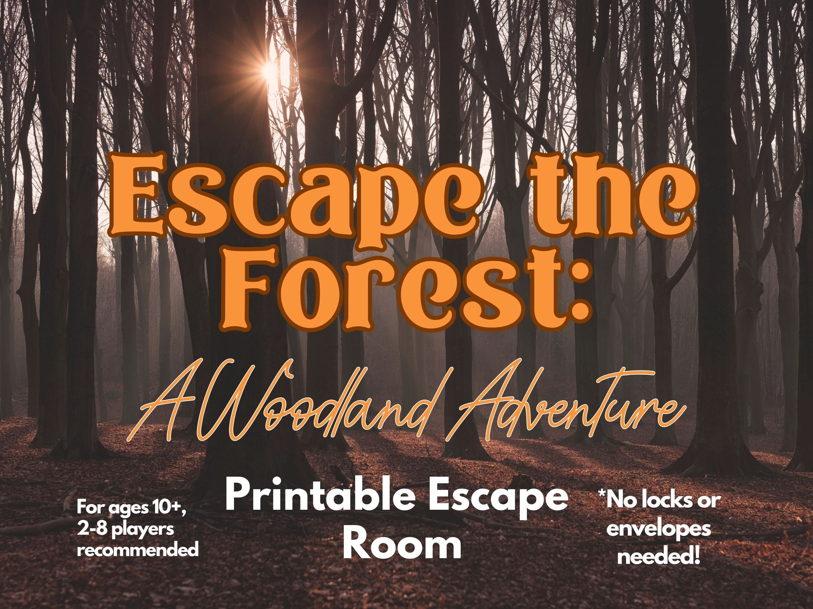 Camping Themed Escape Room Outdoors Escape Room, Escape Room for Adults ...