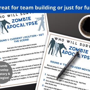 Team Building Game - Zombie Apocalypse Ice Breaker, Office Ice Breaker ...
