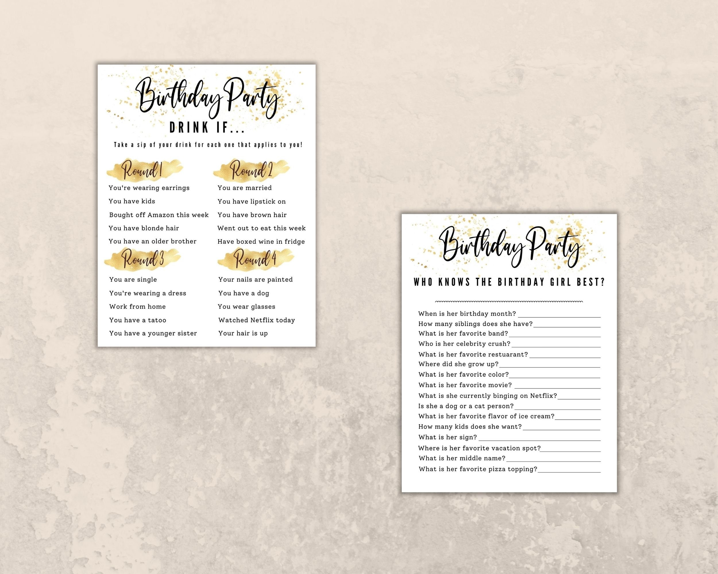 Adult Birthday Party Games Party Games for Adults, Birthday Games ...