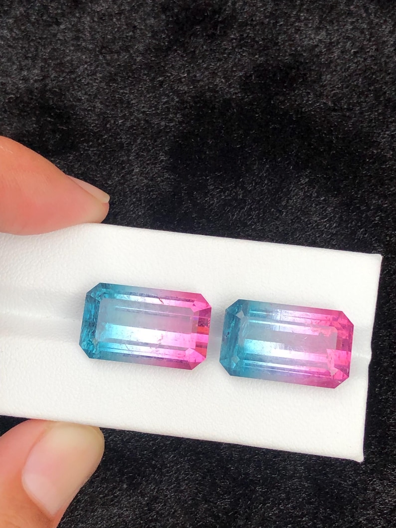 Exceptional Tricolour Tourmaline - Etsy