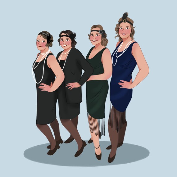 Custom Portrait Cartoon Portrait Custom Illustration Custom | Etsy