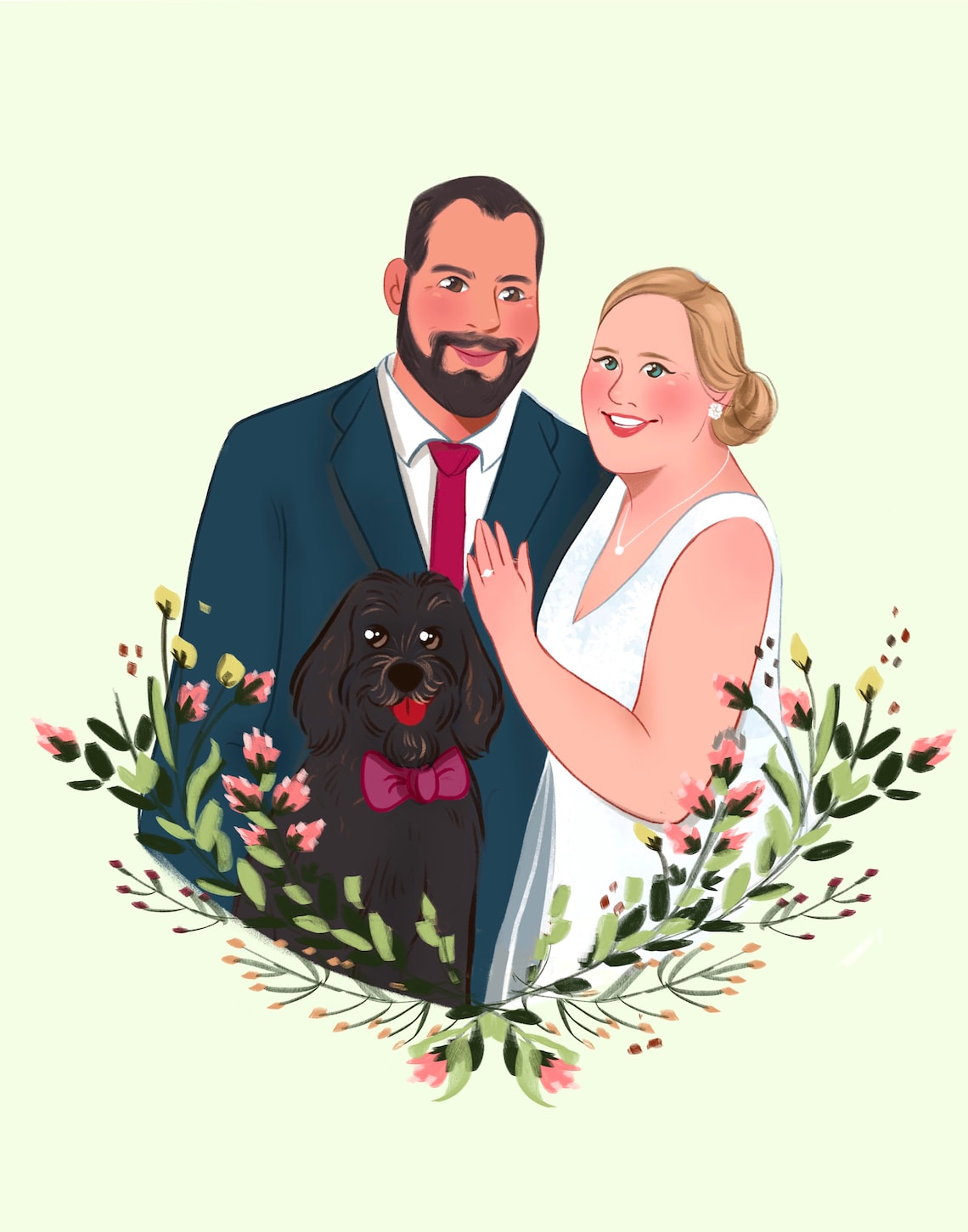 Custom Portrait Cartoon Portrait Custom Illustration Custom | Etsy