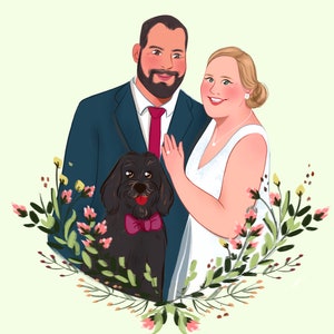 Custom Portrait, Cartoon Portrait, Custom Illustration, Custom Vector ...