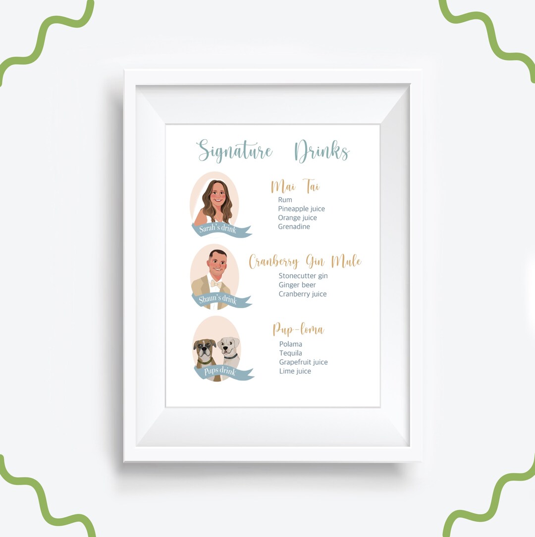 Custom Cartoon Family Portrait From Photo, Custom Digital Family ...