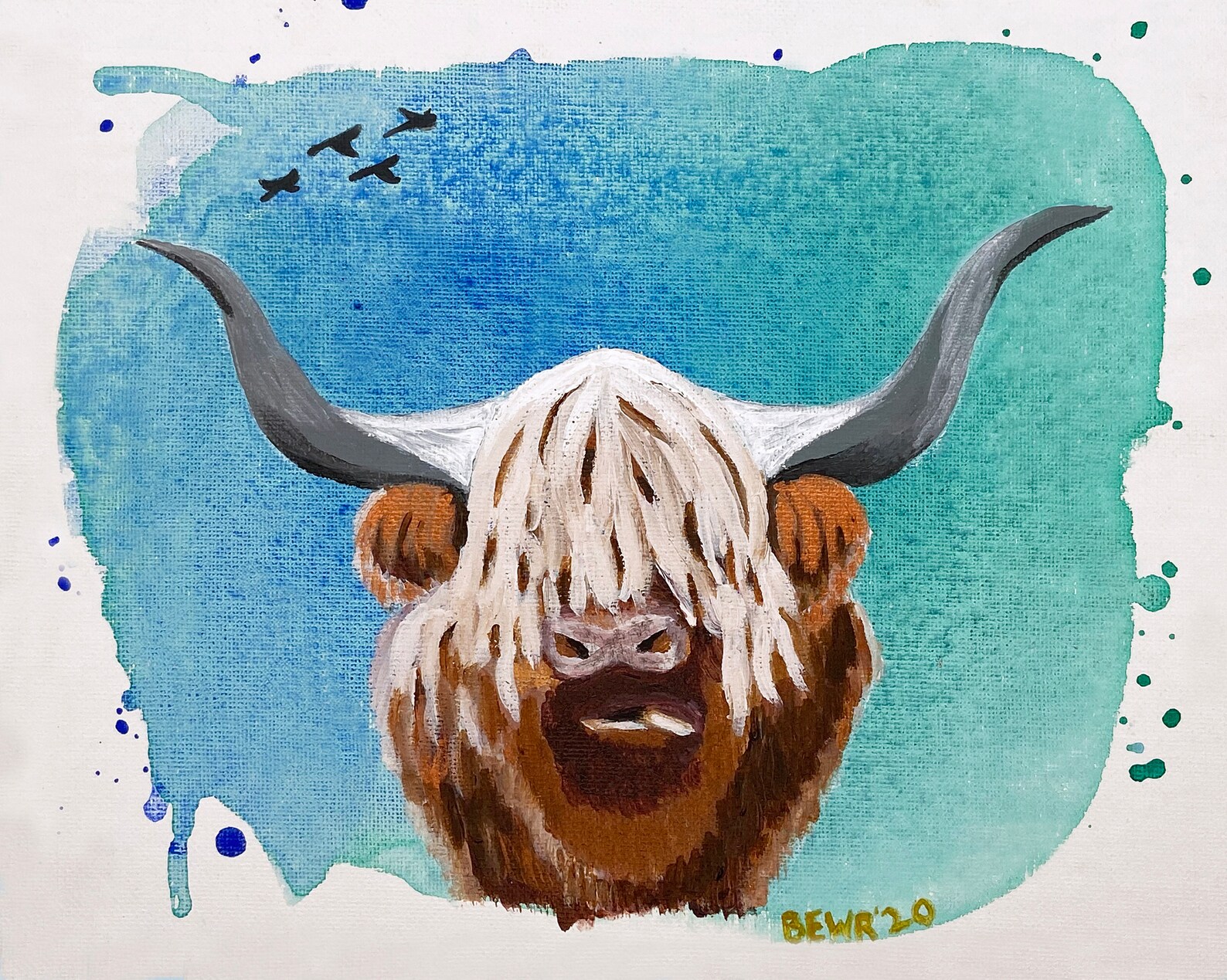 Yak Art Print 8x10 Animal Wall Art Cow Art Cow Art Print - Etsy.de