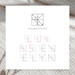 2 Name 1 Logo Design, Minimalist Custom Monogram, OPTION 17 - Etsy