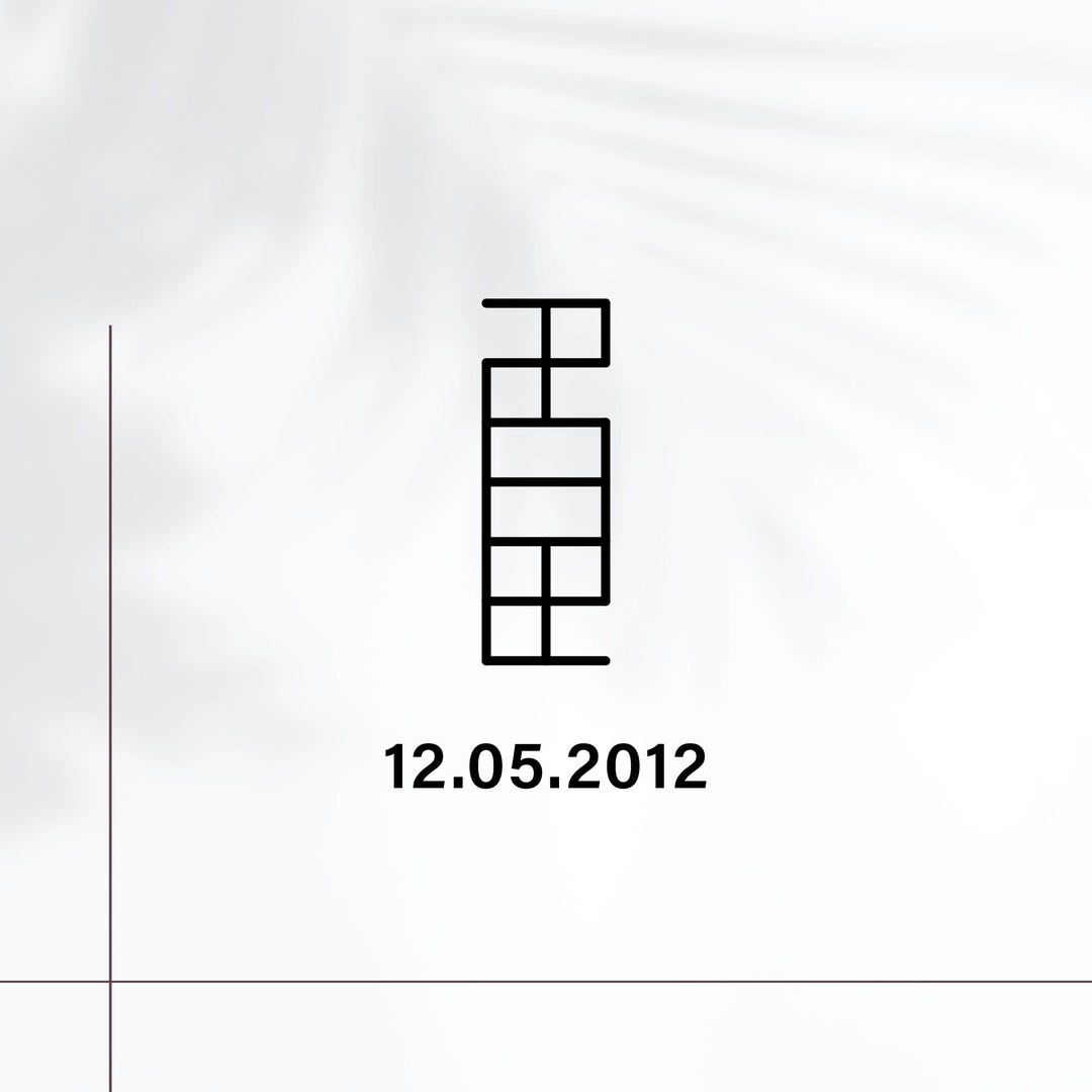 Custom Date Line Logo Design, Personalized Date Line Logo, History Line ...