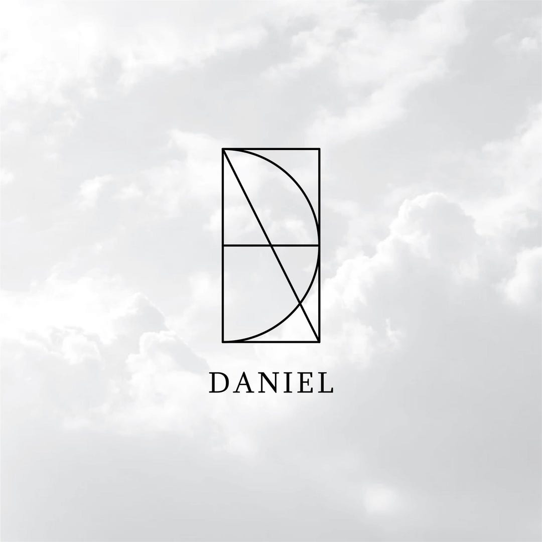 Minimalist Geometric Monogram Logo - Customized Your Name Logo, OPTION ...