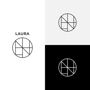 Custom Name Monogram Logo Design, Personalized Logo, Unique Name Logo ...