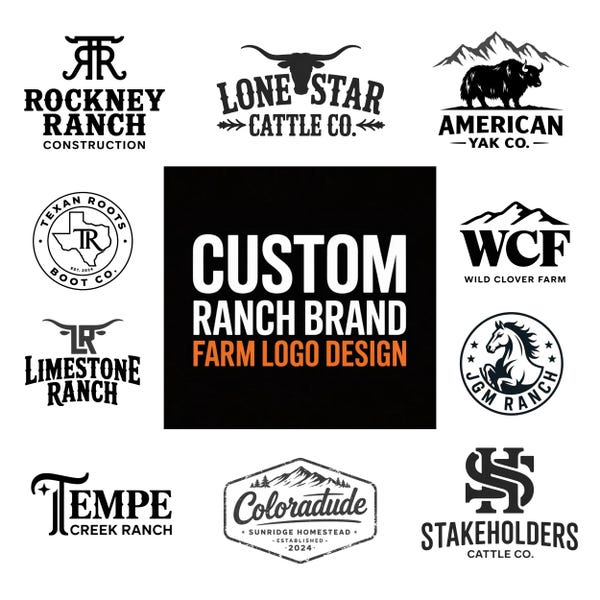 Rustic Logo Template - Etsy