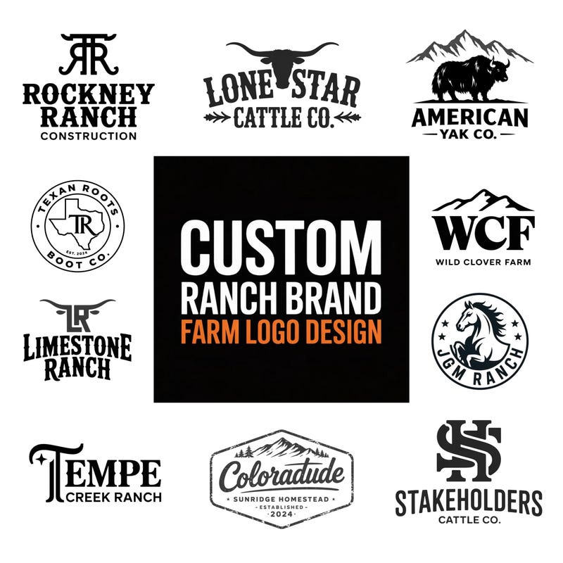 Rustic Logo Design - Etsy