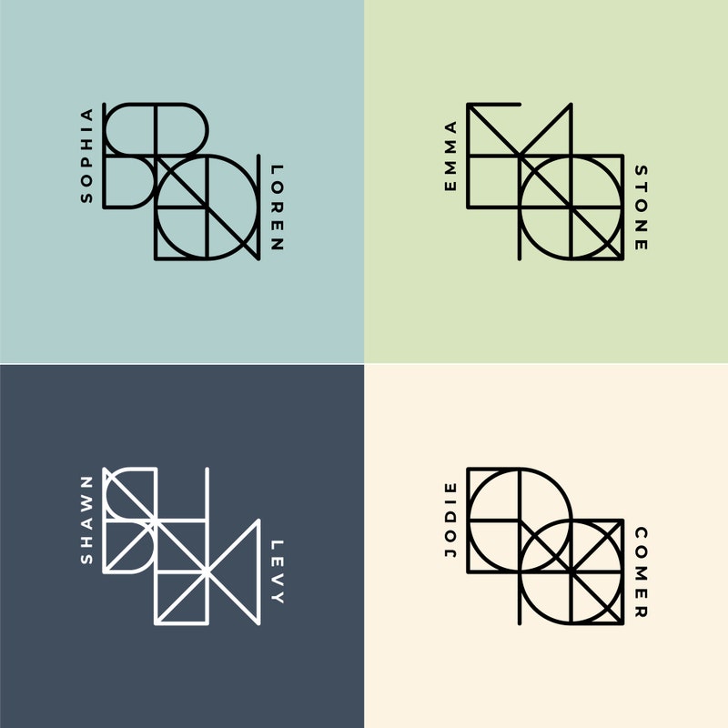 Geometric Logo - Etsy