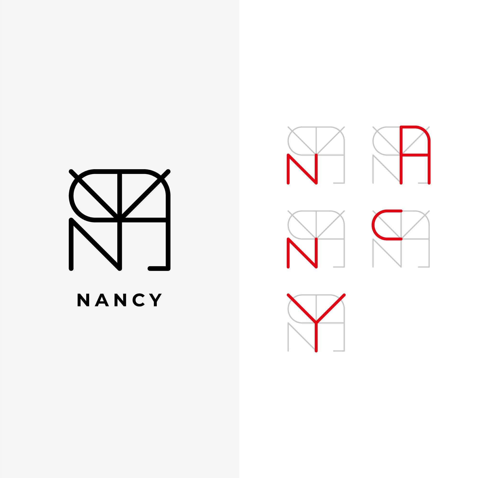 Nancy Name Logo