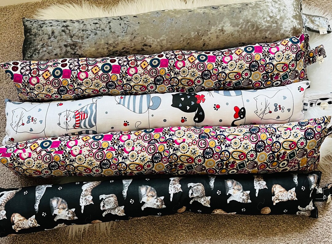 Draught Excluder Pink Mixed Colours and Designs EXCELLENT - Etsy