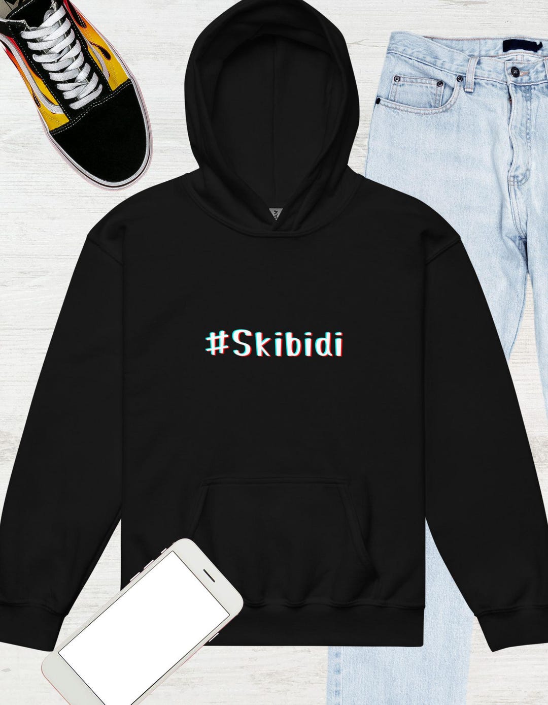 Skibidi Gen Alpha Slang Youth Heavy Blend Hoodie - Etsy