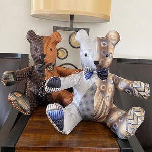 Memory Necktie Bear - Etsy