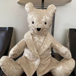 Memory Bear With Vest - Etsy