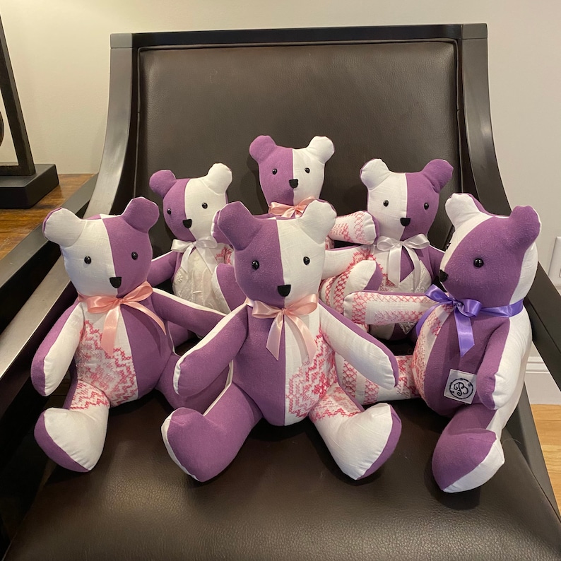 12 Handmade Memory Bear - Etsy