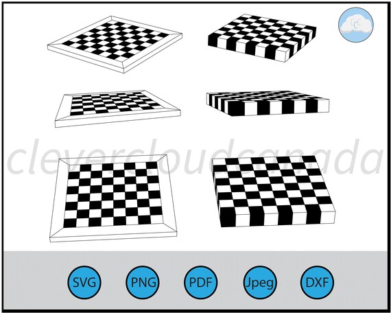 3d Chess Board Drawing