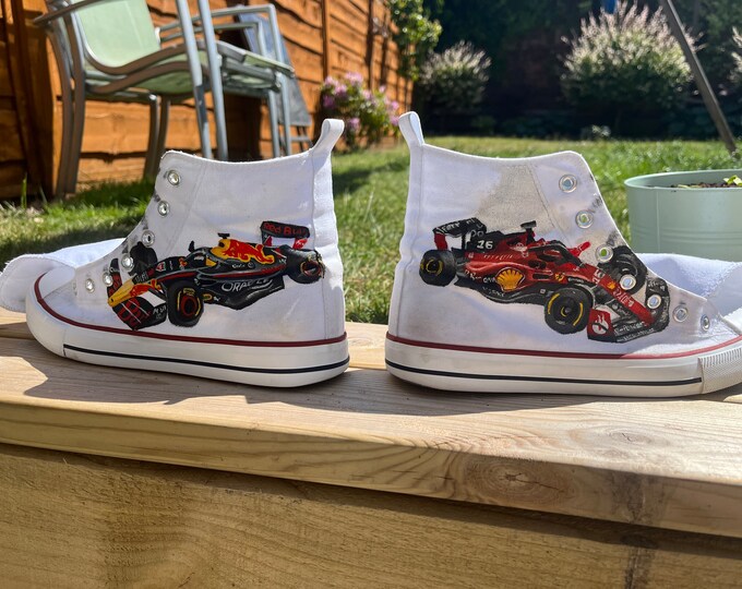 Formula 1 Custom Shoes - Etsy