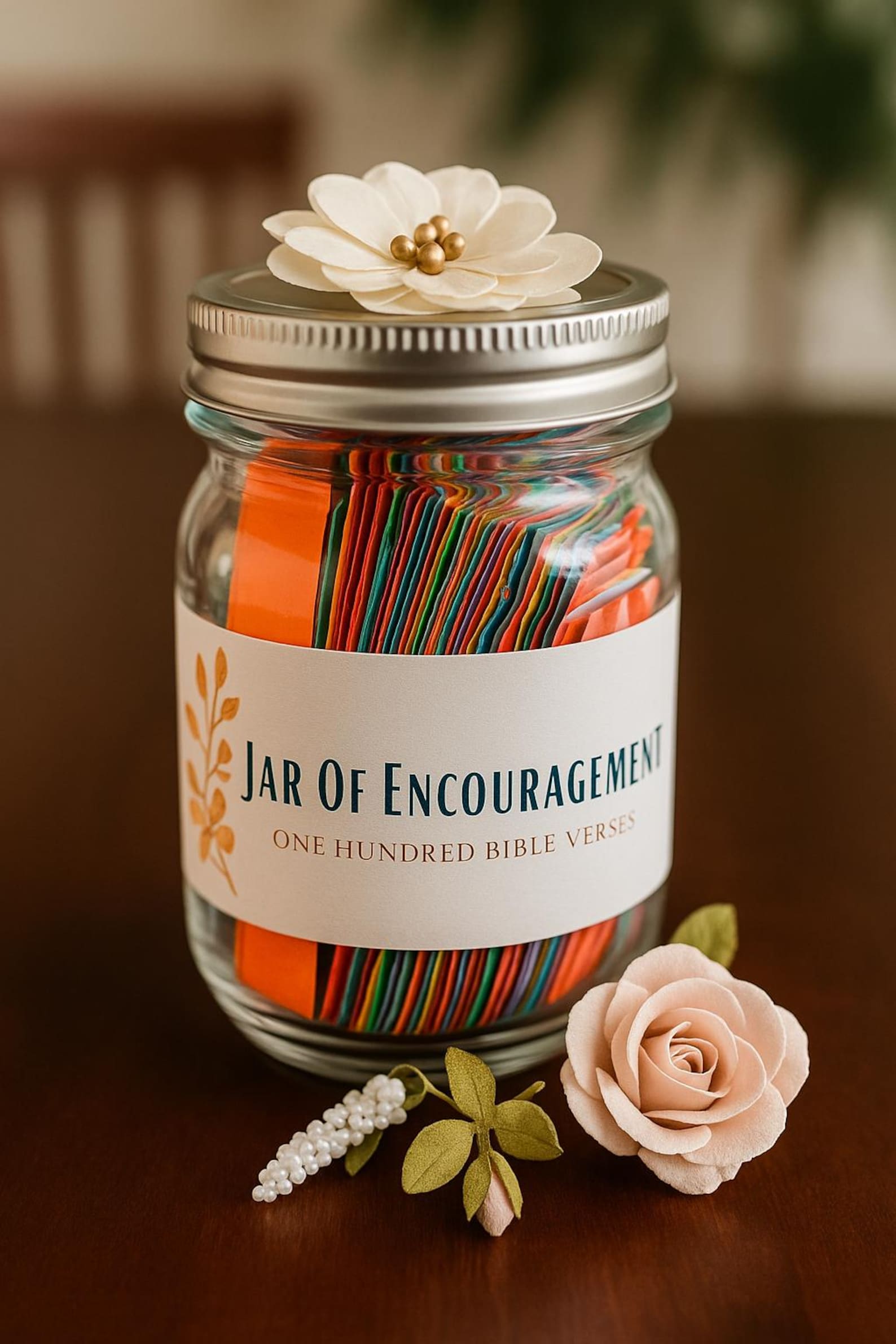 DIY Jar of Encouragement – 100 Bible Verses for Hope, Faith & Strength ...