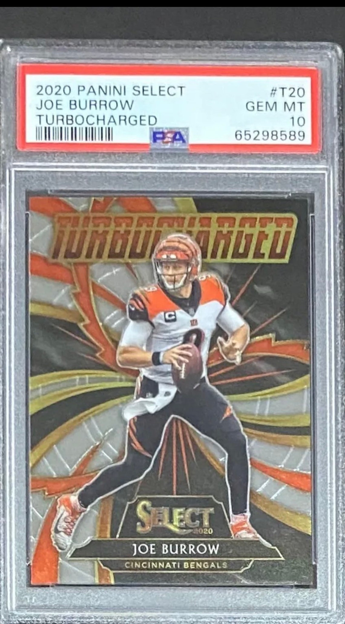 Joe Burrow Rookie Card 2020 NFL Panini Select Turbocharged PSA - Etsy