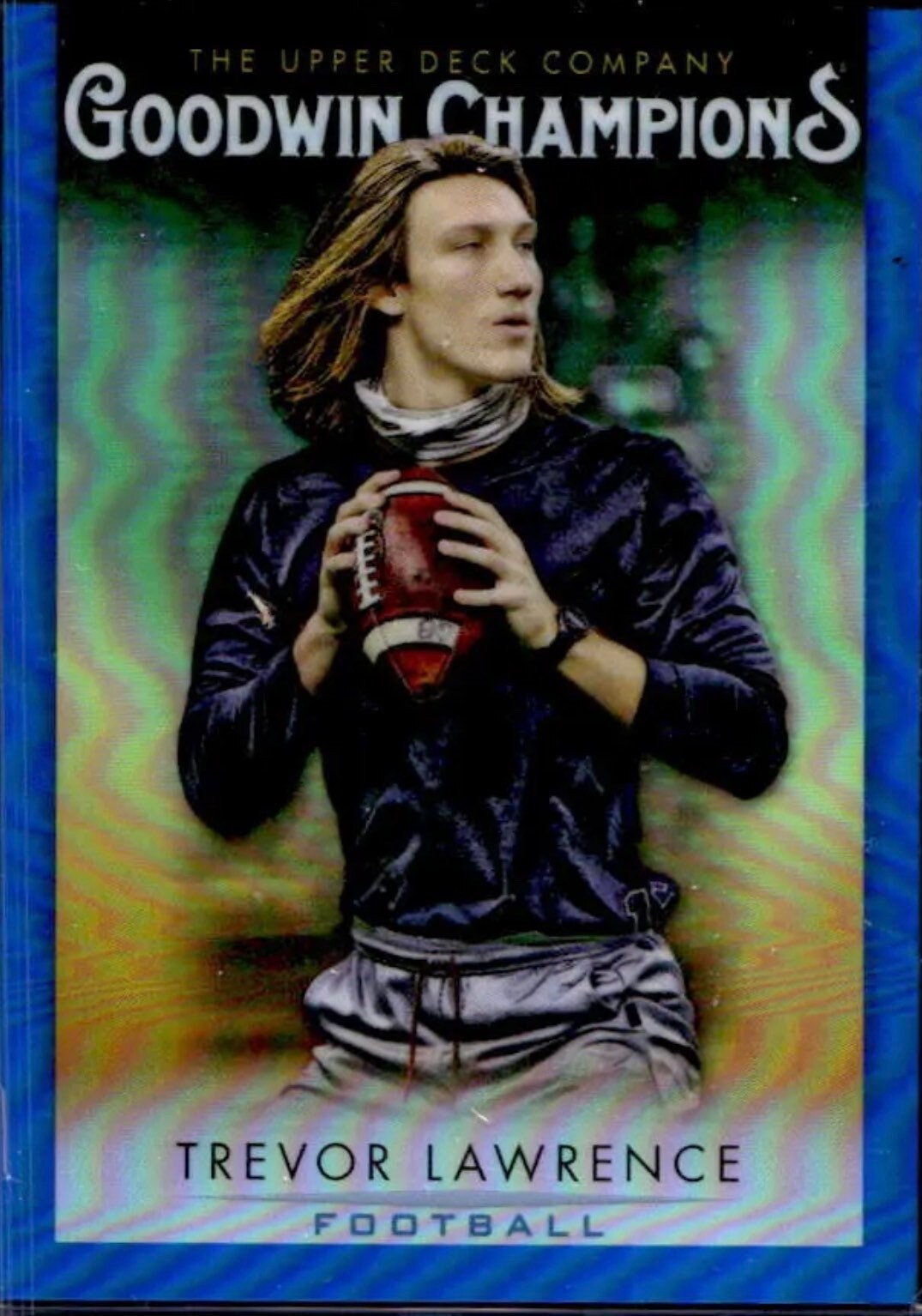 Trevor Lawrence Rookie Card 2021 NFL Upper Deck Rare Shimmer - Etsy
