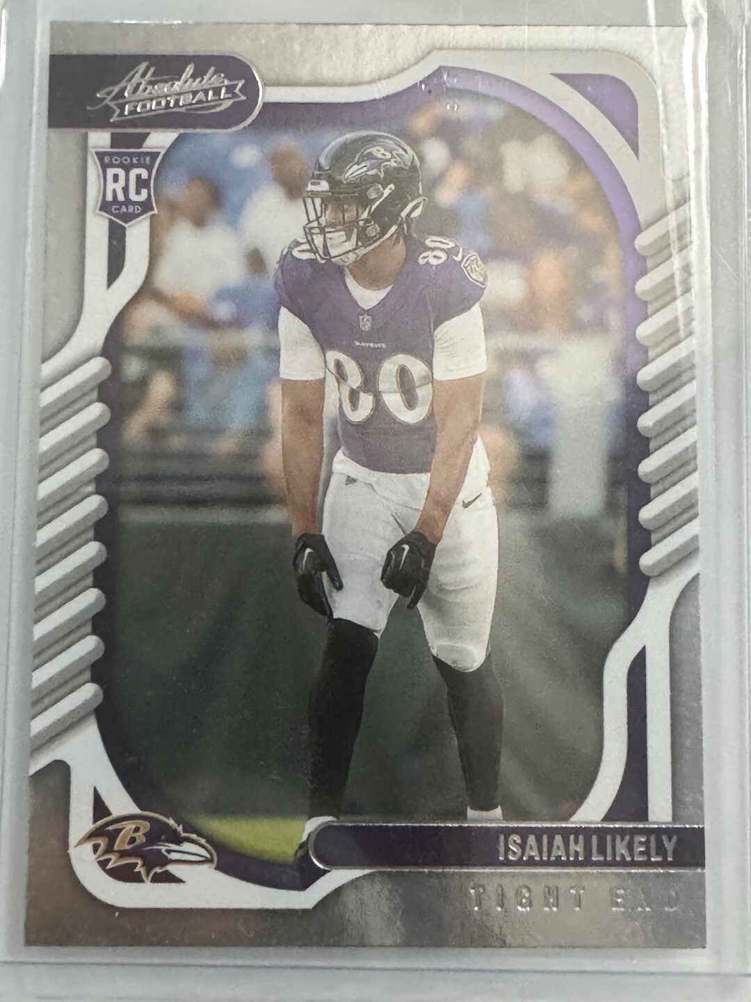 Isaiah Likely Rookie Card 2023 NFL Panini Absolute Baltimore Ravens ...