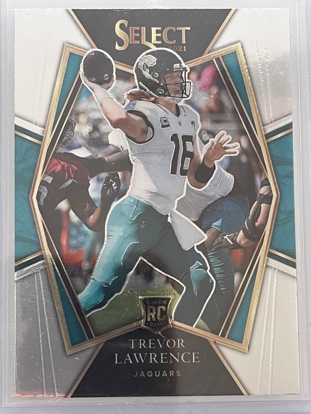 Trevor Lawrence Rookie Card 2021 NFL Panini Select Premier Jags Star ...