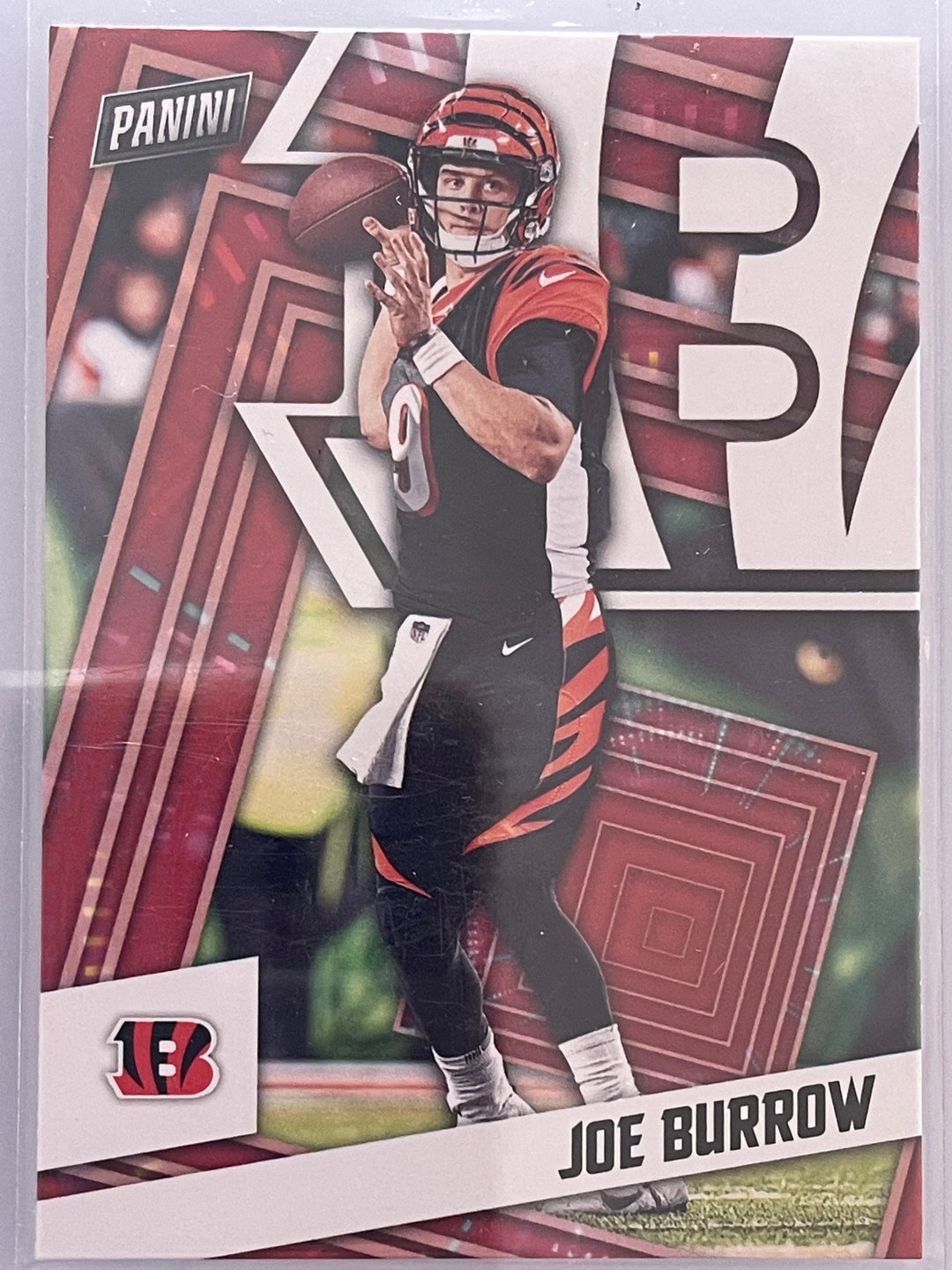 Joe Burrow Rookie Card 2020 NFL Panini Player of the Day Bengals Star ...