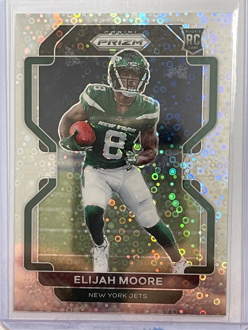 Elijah Moore Rookie Card 2021 NFL Panini Prizm Silver No - Etsy