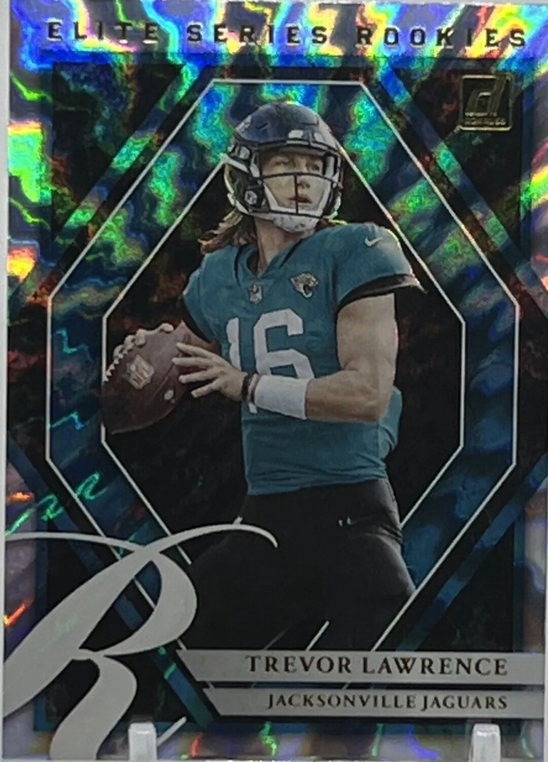 Trevor Lawrence Rookie Card 2021 NFL Panini Optic Elite Series Holo ...