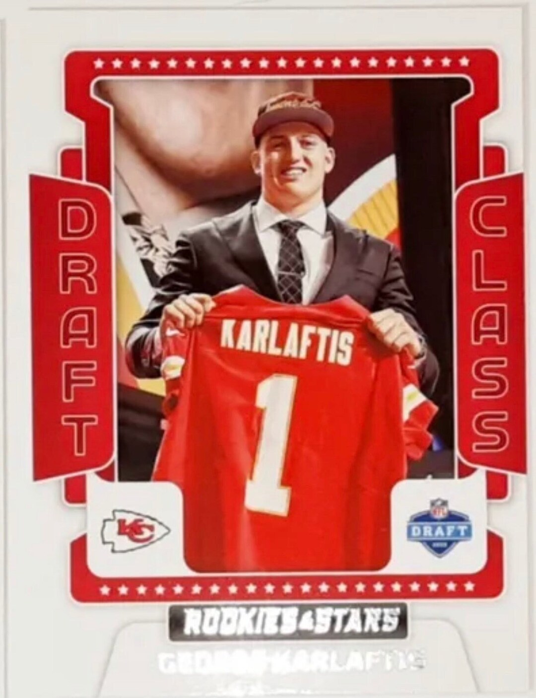 George Karlaftis Rookie Card 2022 NFL Panini Draft Class Color Match ...