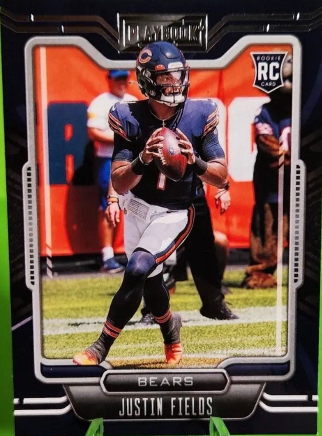 Justin Fields Rookie Card 2021 NFL Panini Playbook Quintessential ...