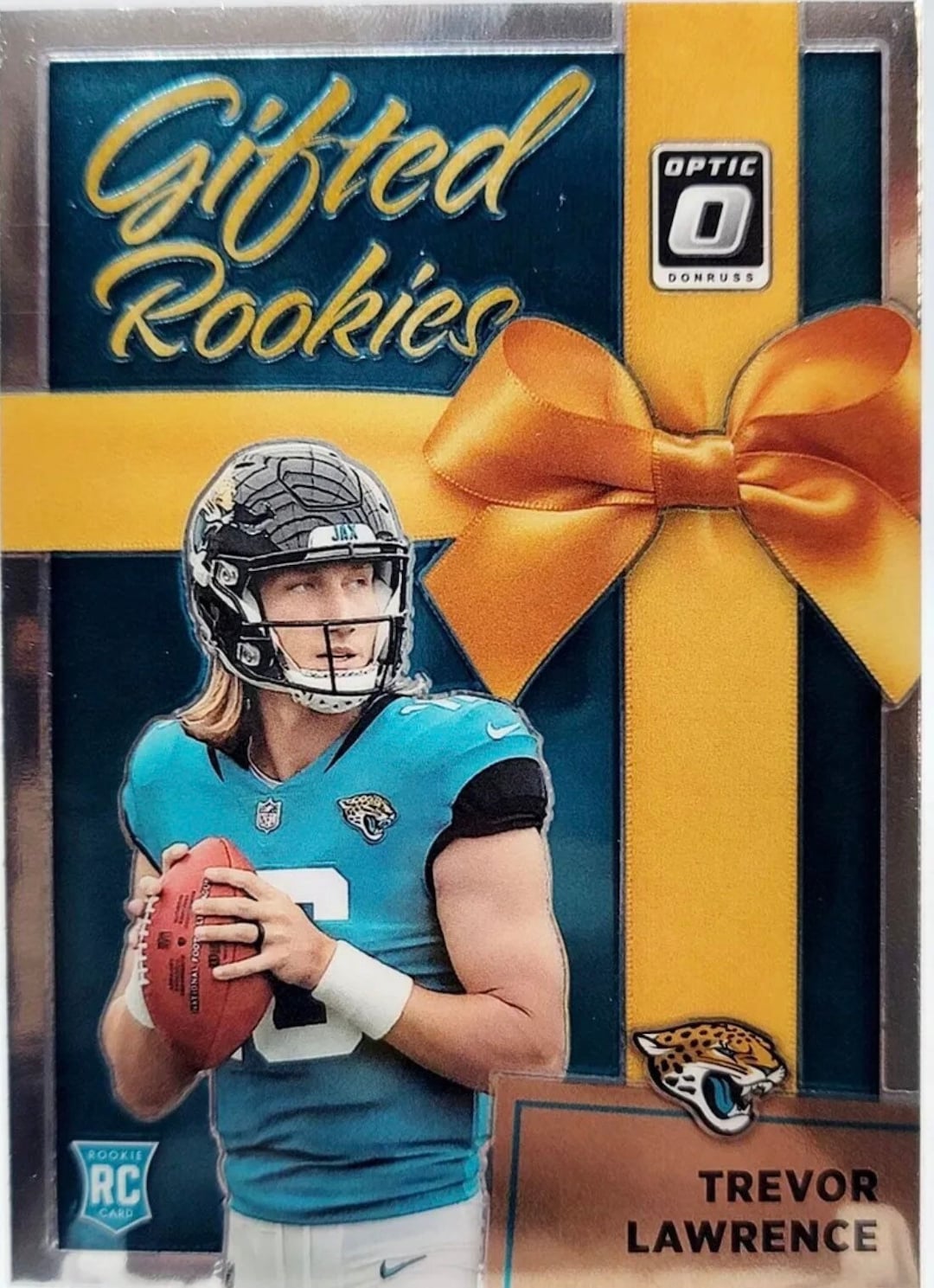 Trevor Lawrence Rookie Card 2021 NFL Panini Optic Gifted Rookies Jags ...