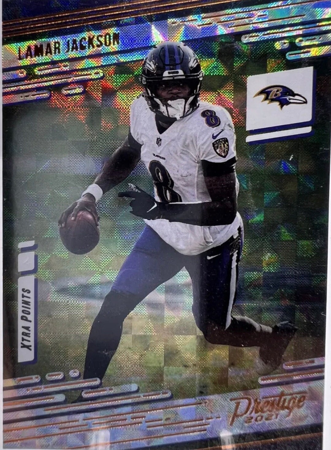 Lamar Jackson Veteran Card 20201 NFL Panini Prestige Rare Diamond ...