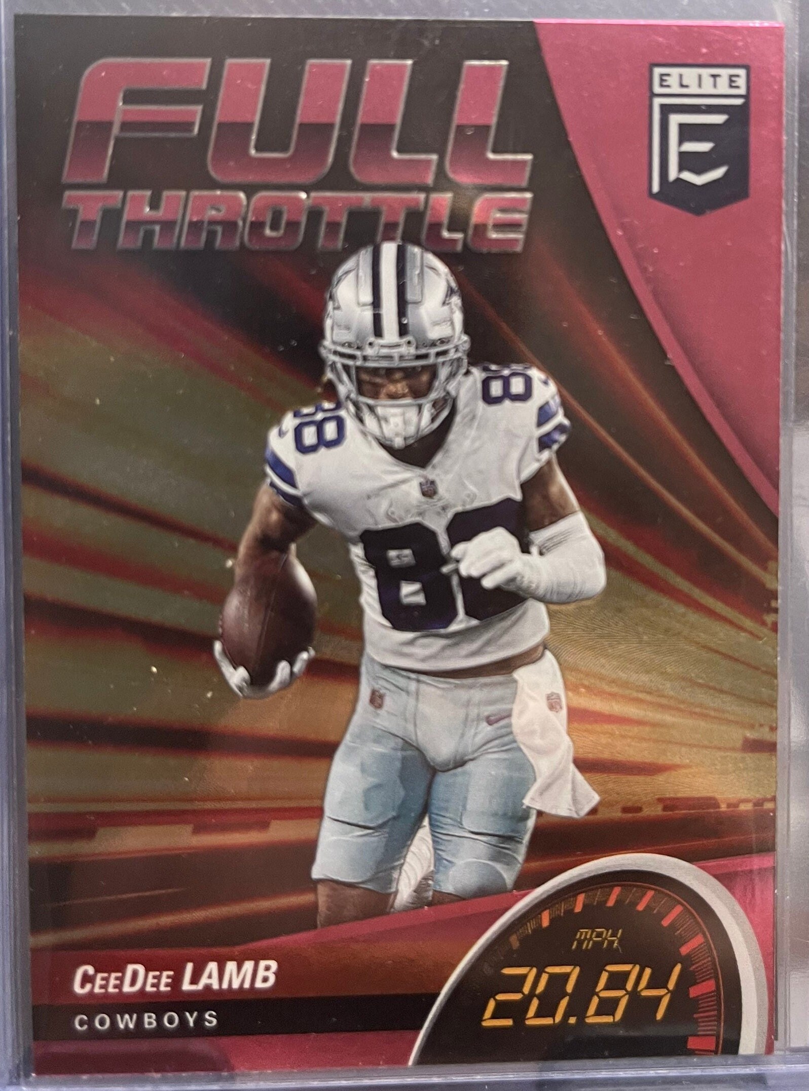 Ceedee Lamb Veteran Card 2021 NFL Panini Elite Full Throttle Dallas ...