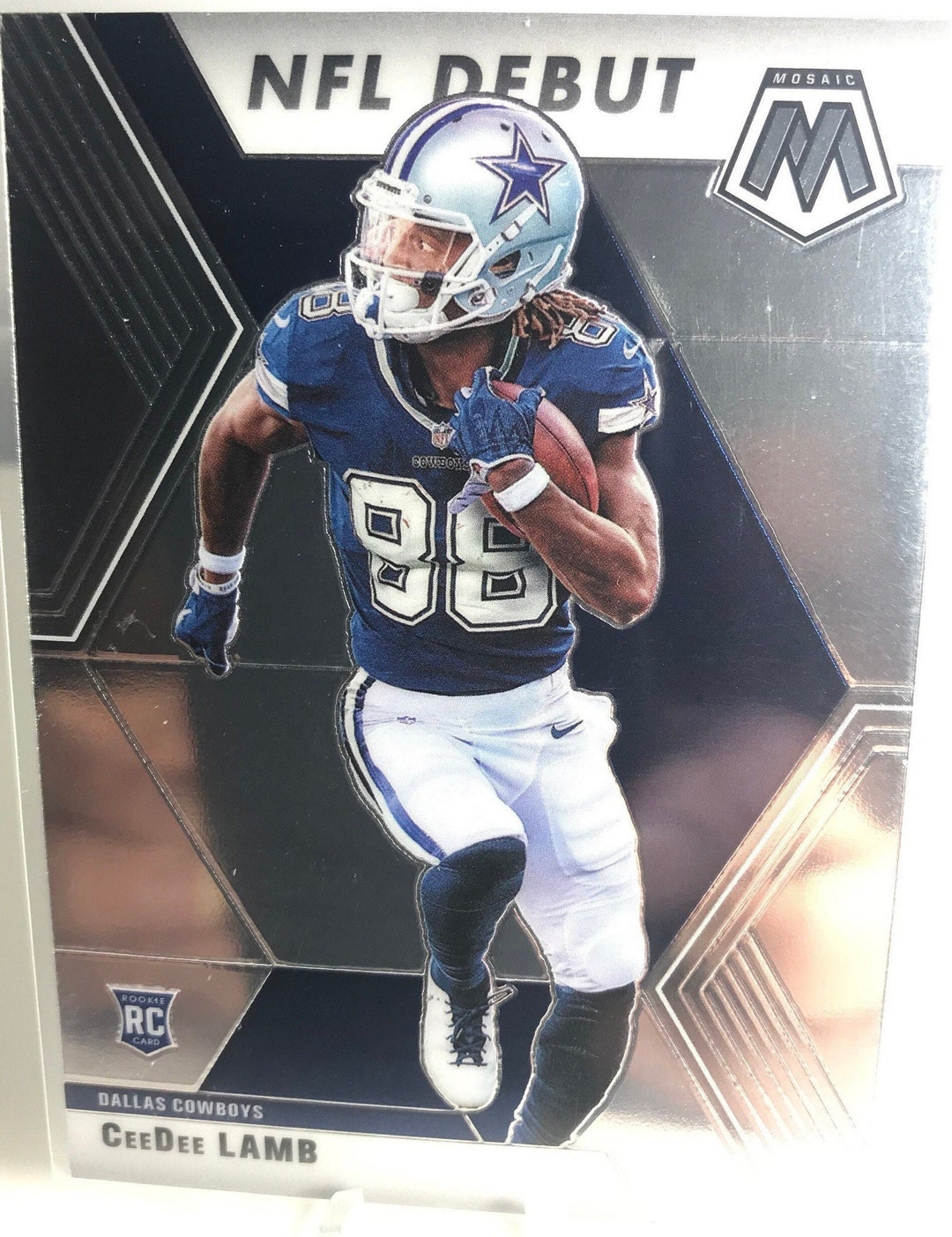 Ceedee Lamb 2020 Rookie Card Panini Mosaic NFL Debut Dallas Cowboys ...