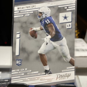 Micah Parsons Rookie Card 2021 NFL Panini Prestige Dallas Cowboys Star ...