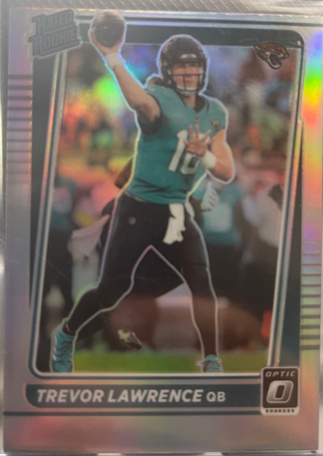 Trevor Lawrence Rookie Card 2021 NFL Panini Optic Silver - Etsy