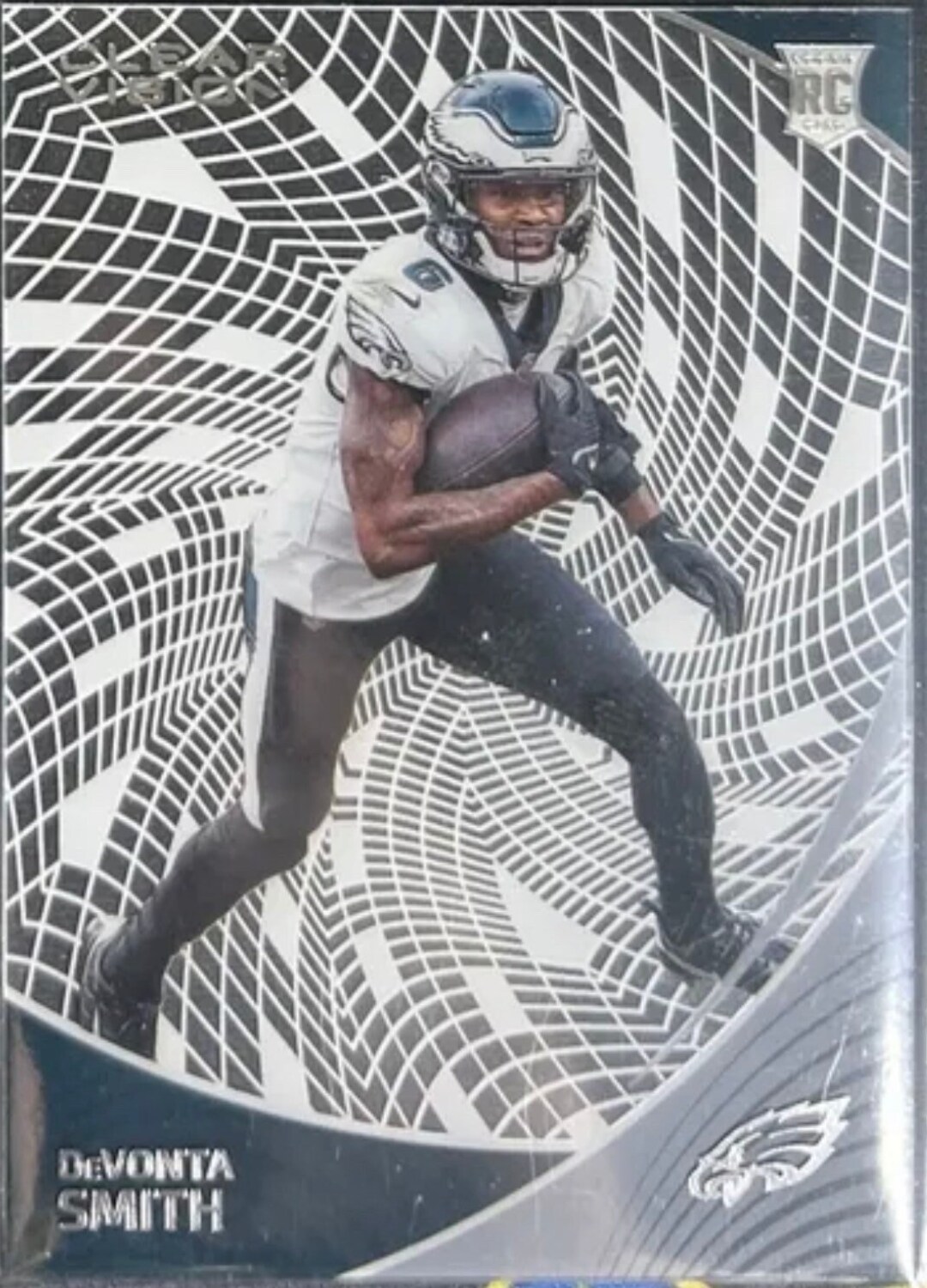 Devonta Smith Rookie Card 2021 NFL Panini Chronicles Clear Vision ...